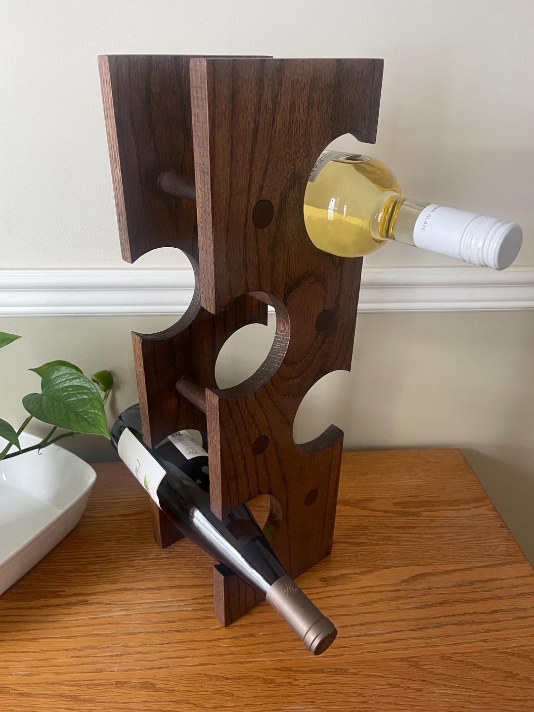 Wooden Handcrafted Wine Rack - Etsy