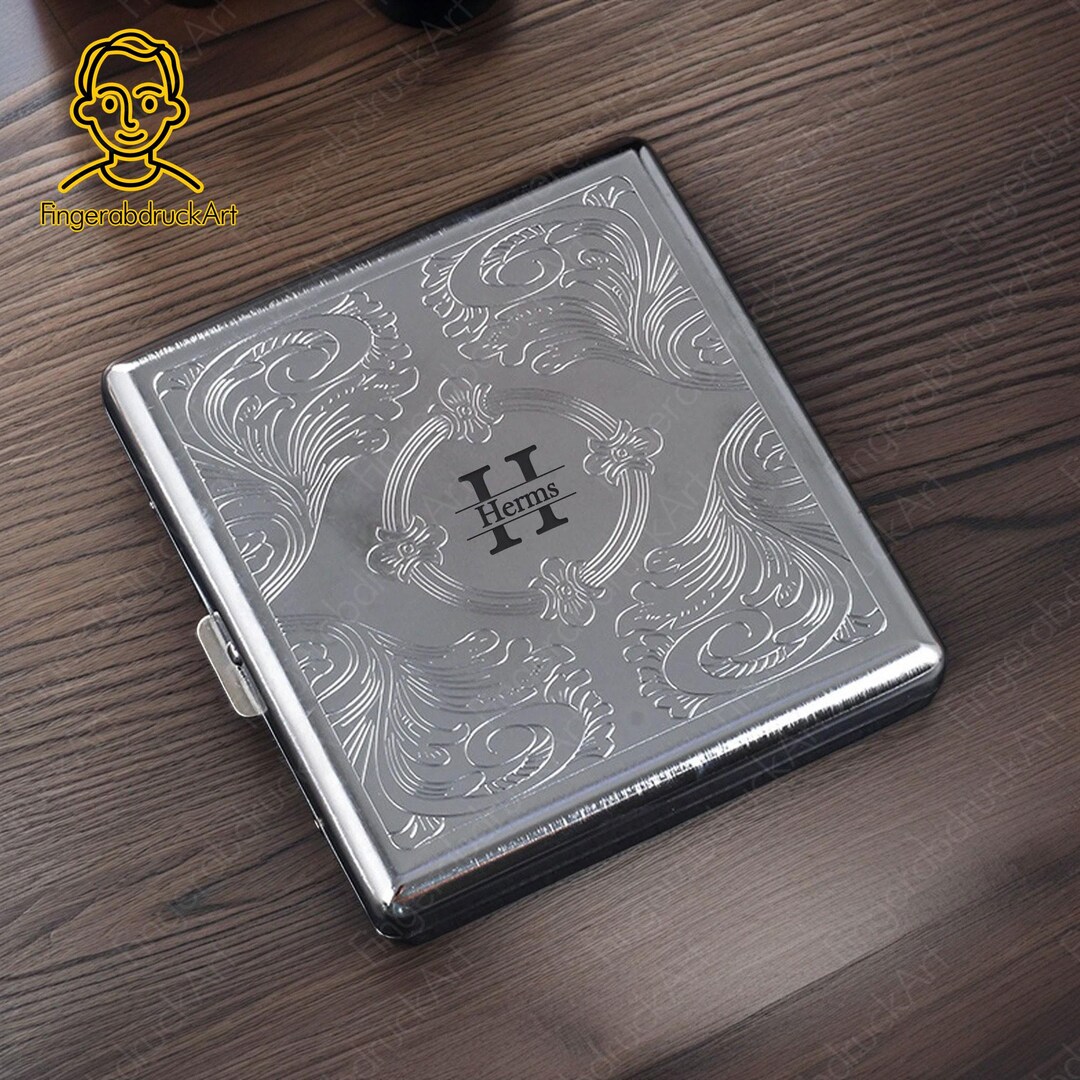 Personalized Cigarette Case,custom Metal Cigarette Holder,monogrammed ...