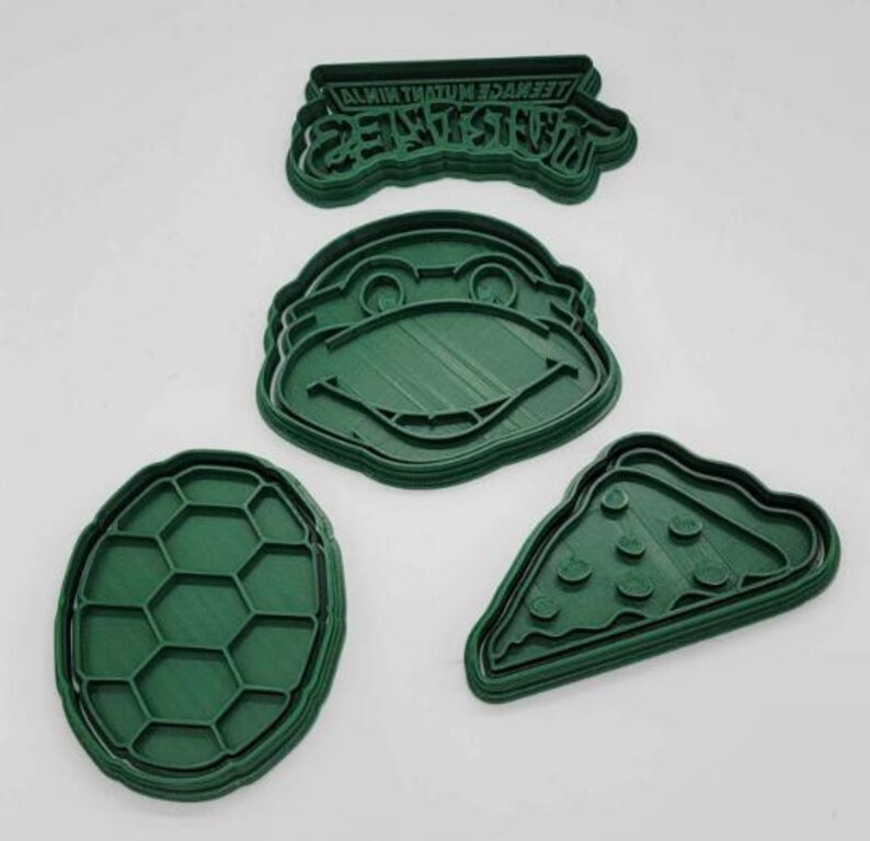Mutant Turtle Ninja Cookie Cutter & Stamp - Etsy