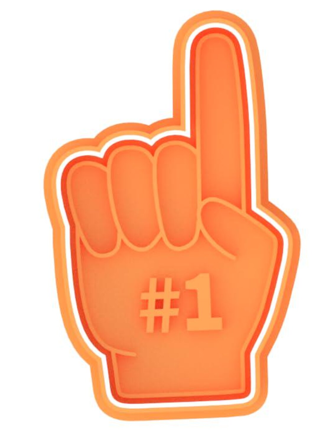 Foam Finger Cookie Cutter & Stamp - Etsy