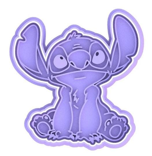 Stitch Lilo Blue Koala Cookie Cutter & Stamp - Etsy