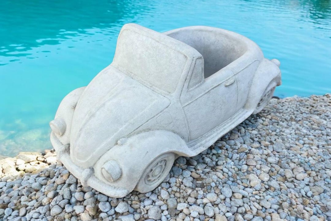 Flowers Pot Car Figure, Flowers Planter, Car Alike Pot, Patio Planter ...