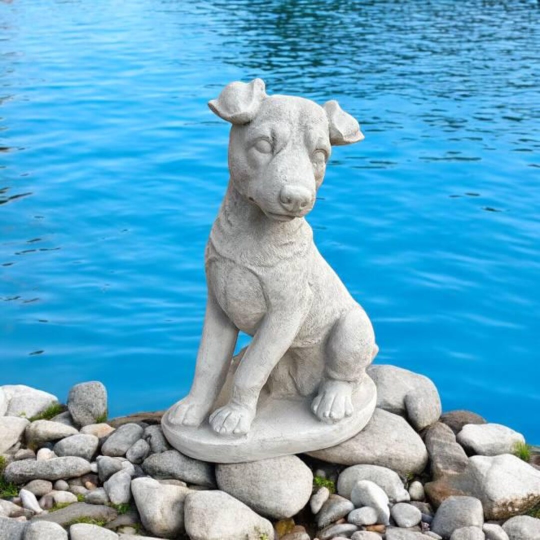 Sitting Jack Russell Figure, Detailed Jack Russell Dog Figurine ...