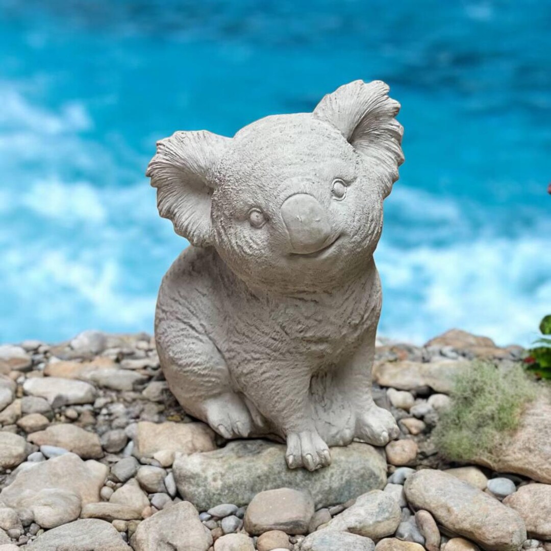 Large Koala Statue, Stone Wild Bear Statuary, Concrete Wild Style ...