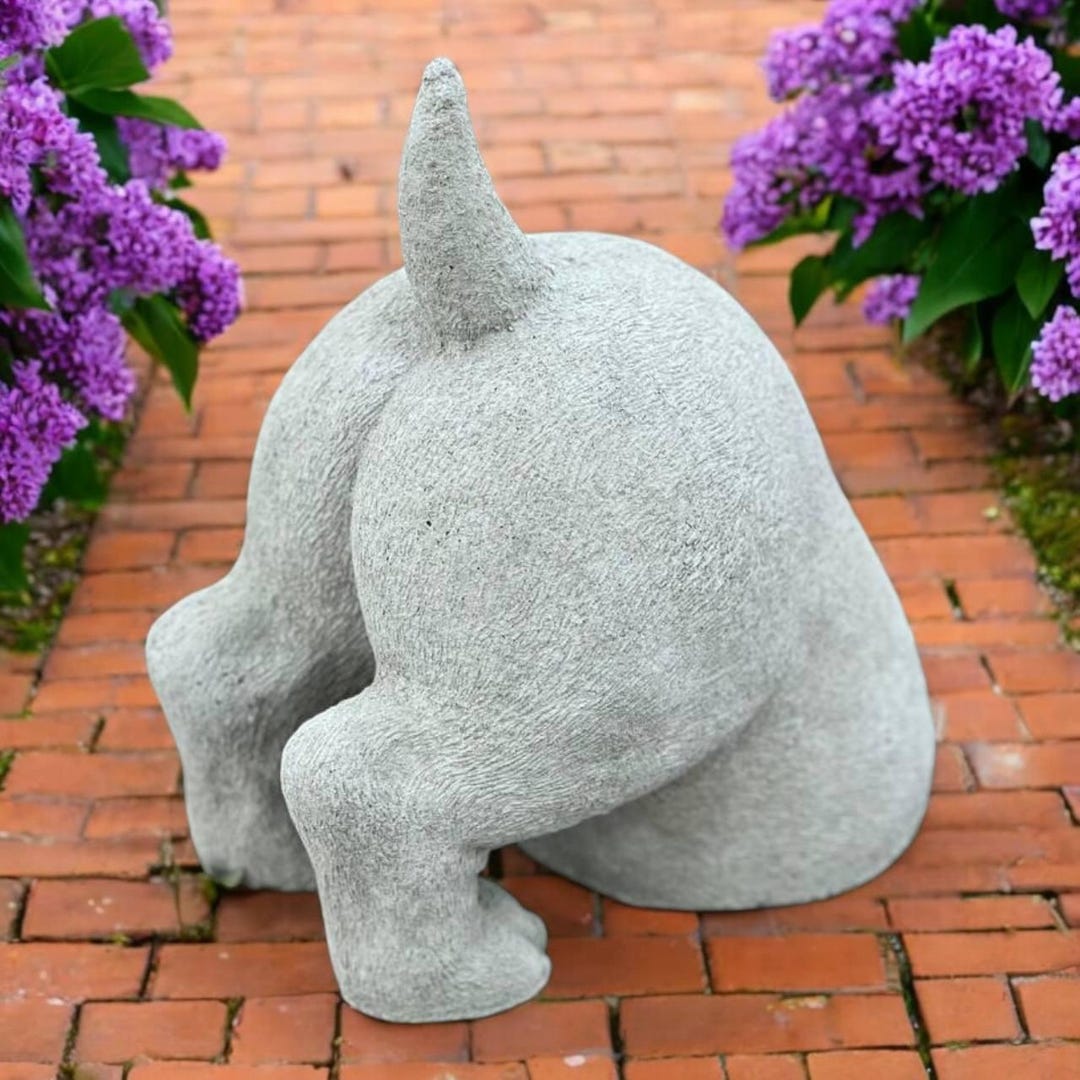 Puppy Figure, Concrete Garden Pet Figure, Outdoor Digging Dog Statue ...