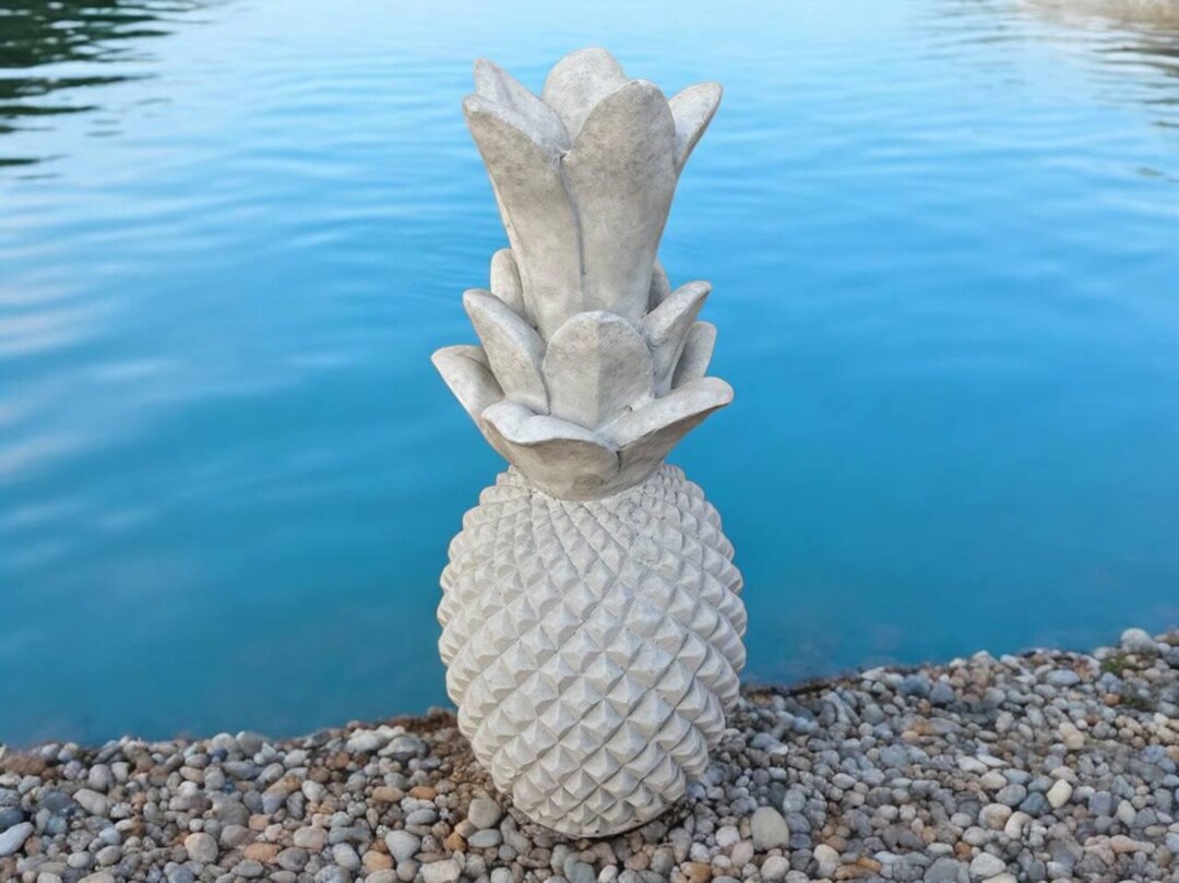 Concrete Pineapple Fruit Statue Extra Large Pineapple Sculpture Garden ...