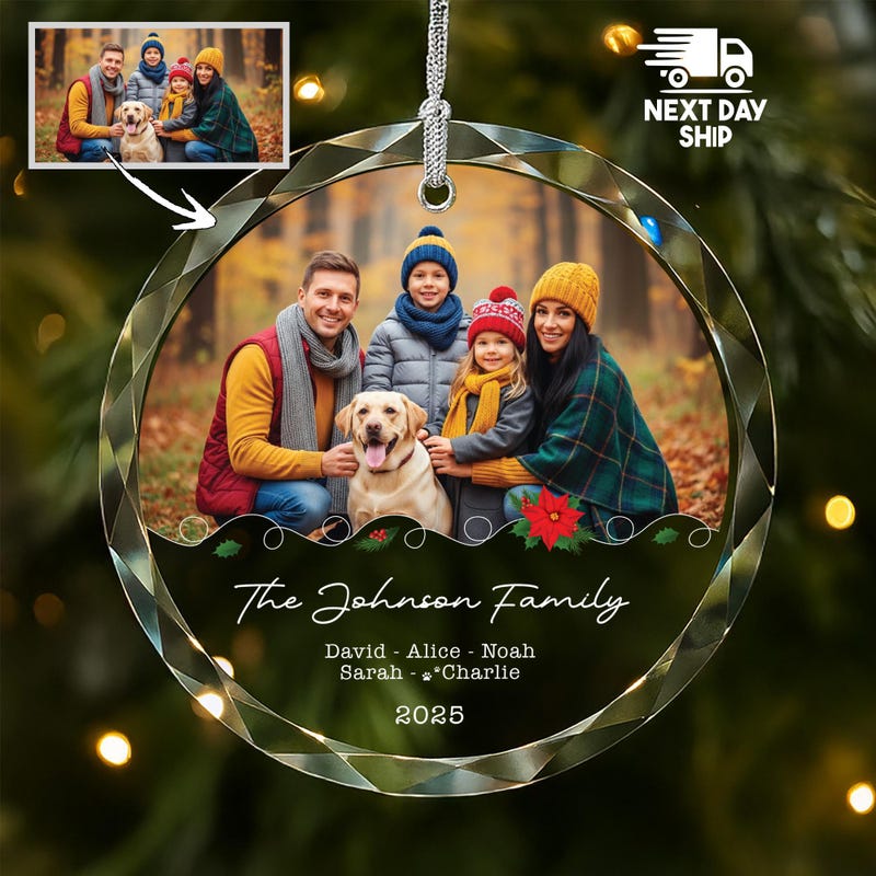 Heart Ornament With Pic - Etsy