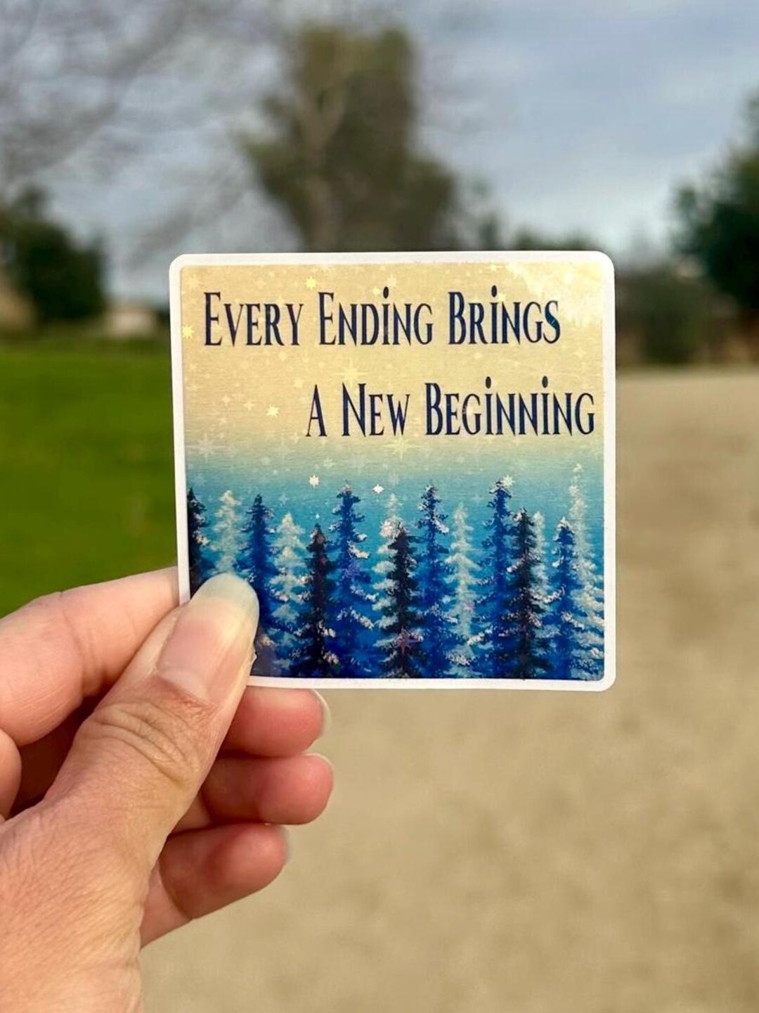 Every Ending Sticker | New Beginning Sticker | Planner or Vision Board ...