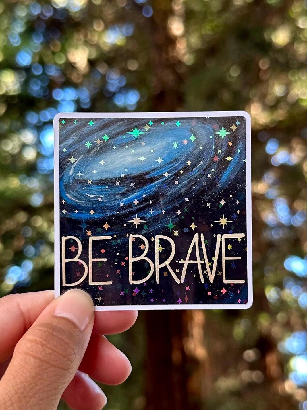 Be Brave Sticker | Galaxy Theme Sticker | Planner Sticker | Vision ...