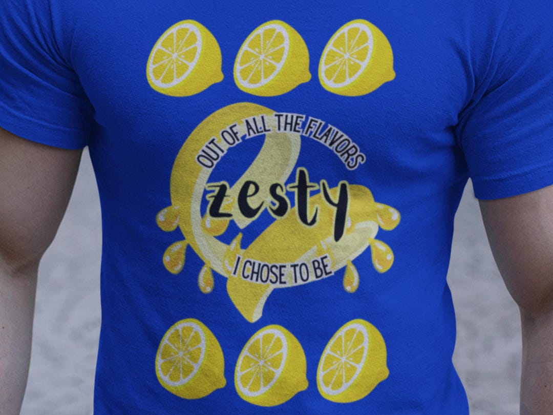 Out of All the Flavors, I Chose to Be Zesty - Unisex Jersey Short ...