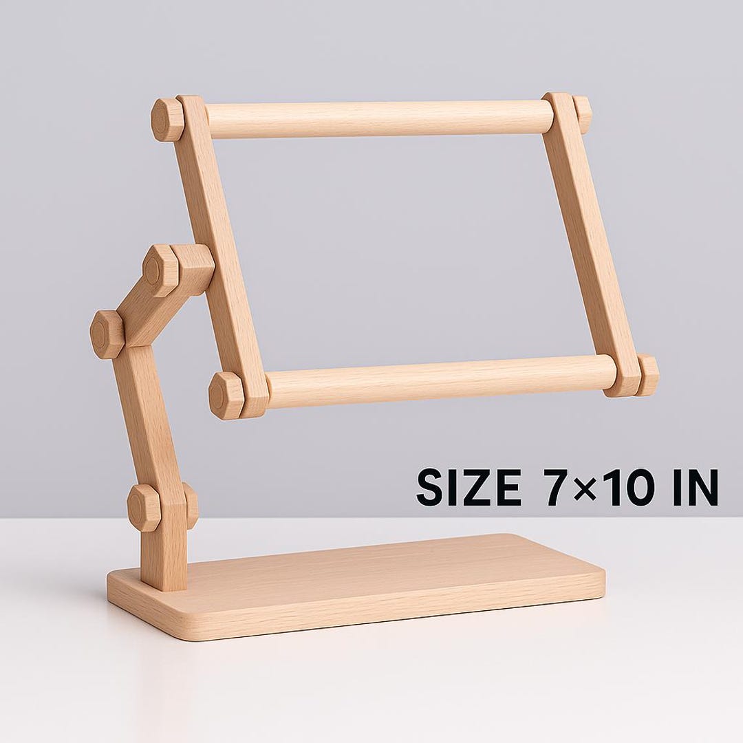 Tabletop Embroidery Stand, With 7x10 IN Frame Ratation 360, Organic ...