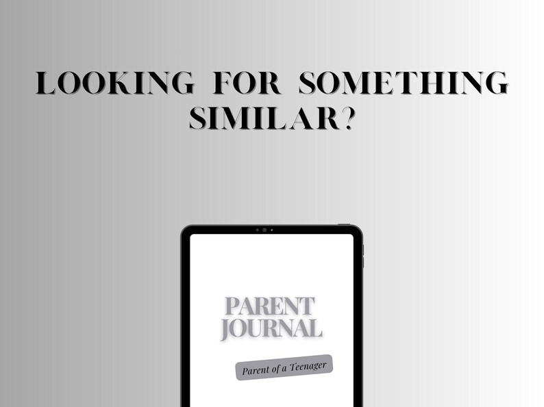 Parent Journal Printable, Parent Journal Printable, Parent Coaching ...