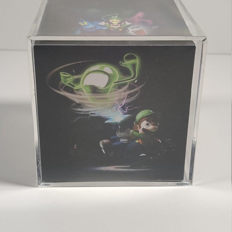 Luigi’s Mansion 3D Cube Diorama - Etsy