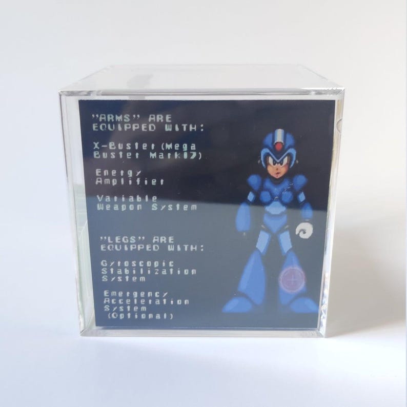 Megaman X Vs Vile 3D Cube Diorama - Etsy