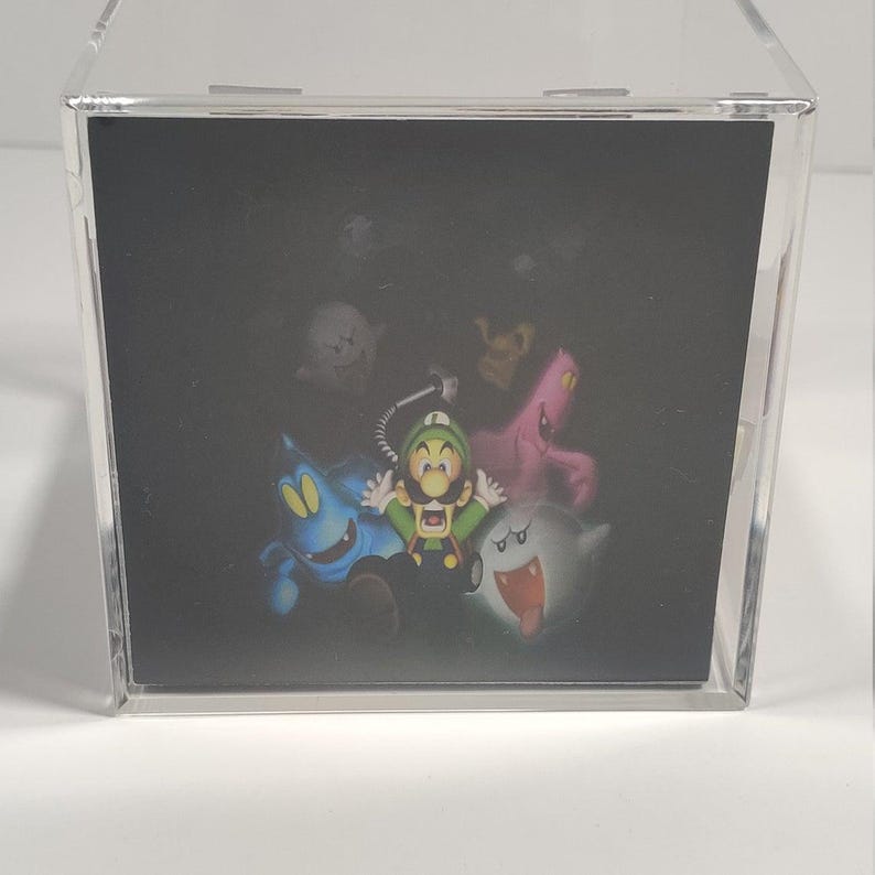 Luigi’s Mansion 3D Cube Diorama - Etsy