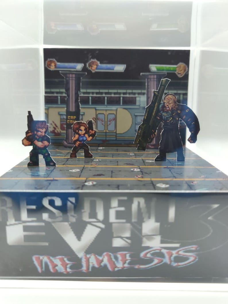 Resident Evil 3: Nemesis 3D Cube Diorama - Etsy