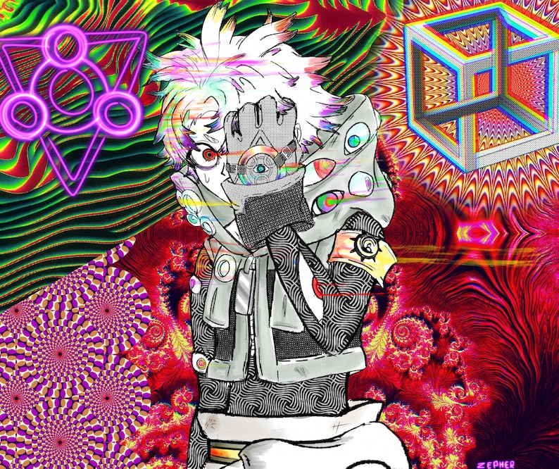 Gachiakuta Prints Rudo Surebrec Holographic Hand-made - Etsy