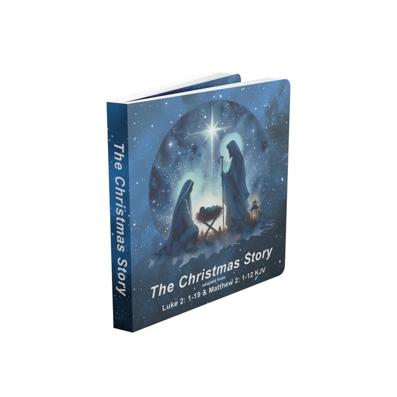 The Christmas Story Board Book - Etsy