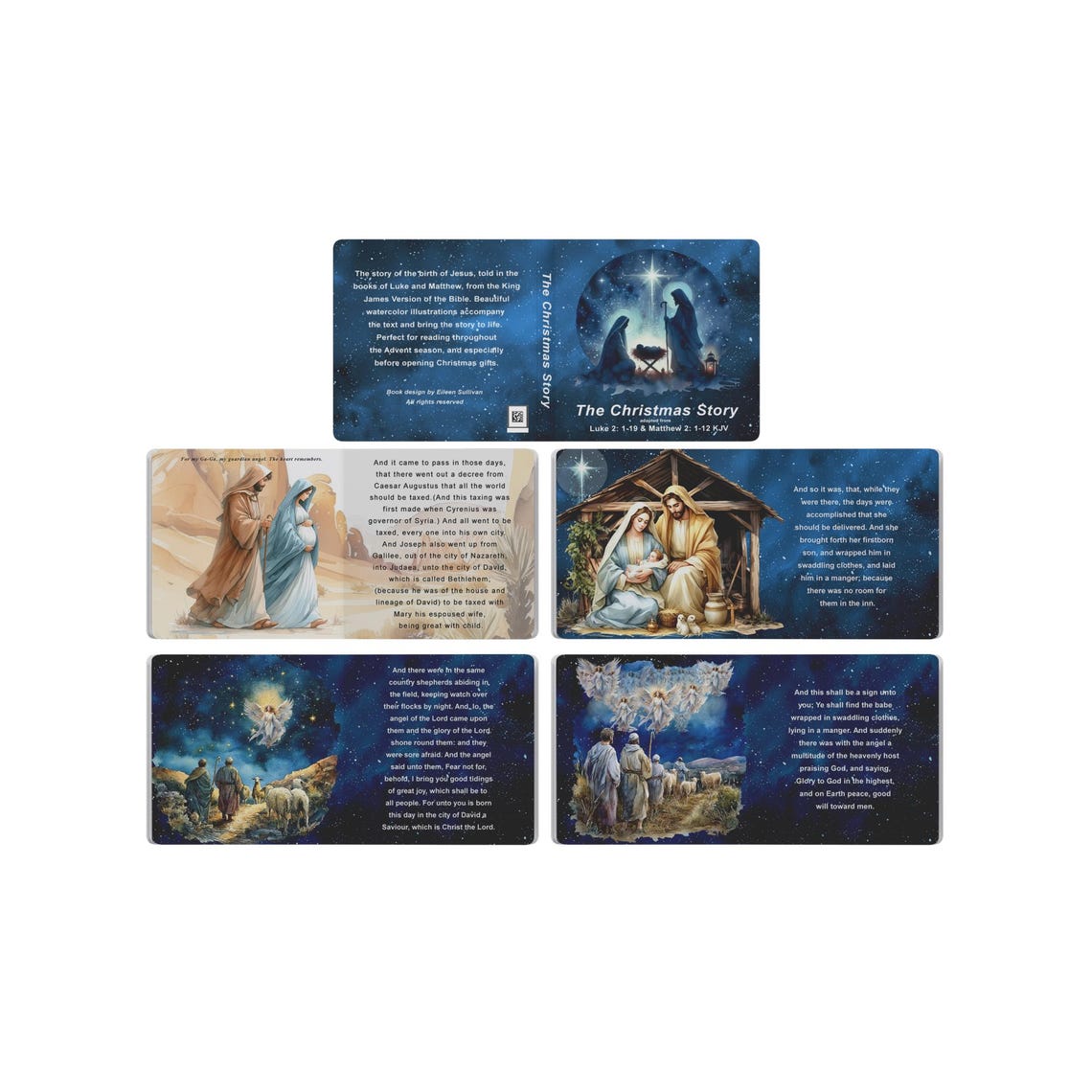 The Christmas Story Board Book - Etsy