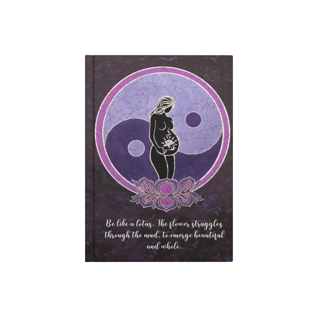 Lotus Birth Pregnant Laboring Mother Hardcover Journal 150 Pgs - Etsy
