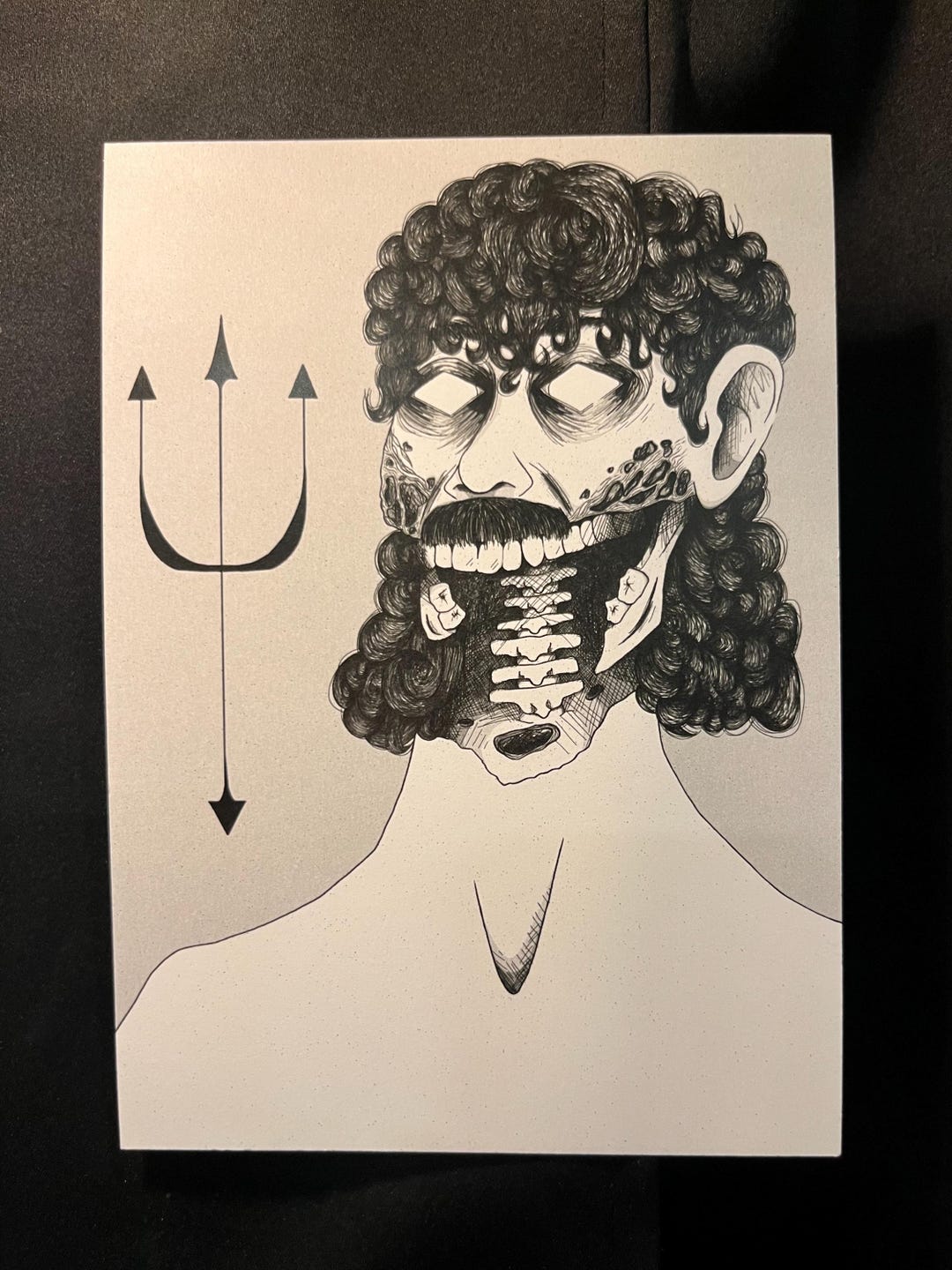 Creepy Art Print - Etsy