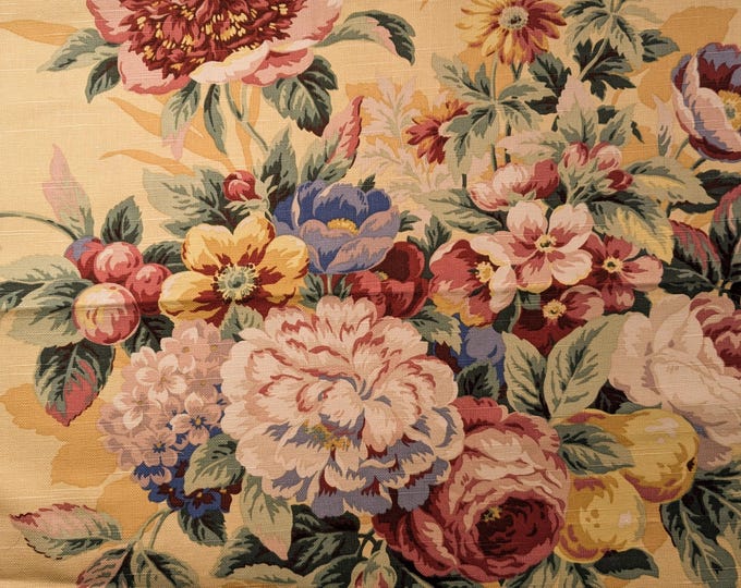 Vintage 80's Jay Yang Design Upholstery Fabric - Etsy