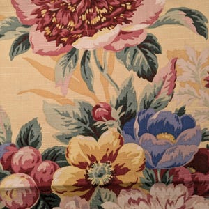 Vintage 80's Jay Yang Design Upholstery Fabric - Etsy