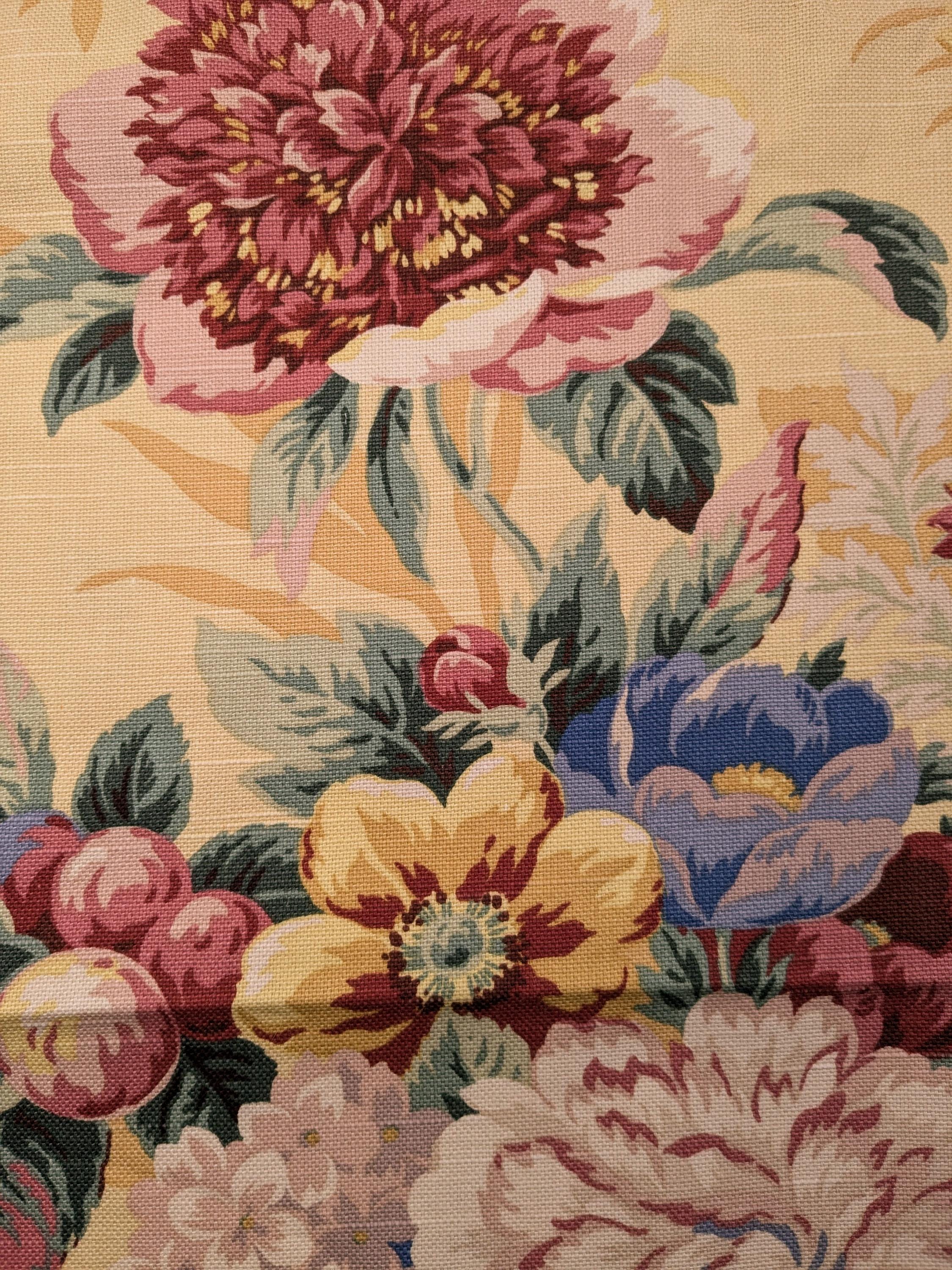 Vintage 80's Jay Yang Design Upholstery Fabric - Etsy