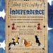 Last Declaration of Independence Founding Fathers Bachelorette Invite ...