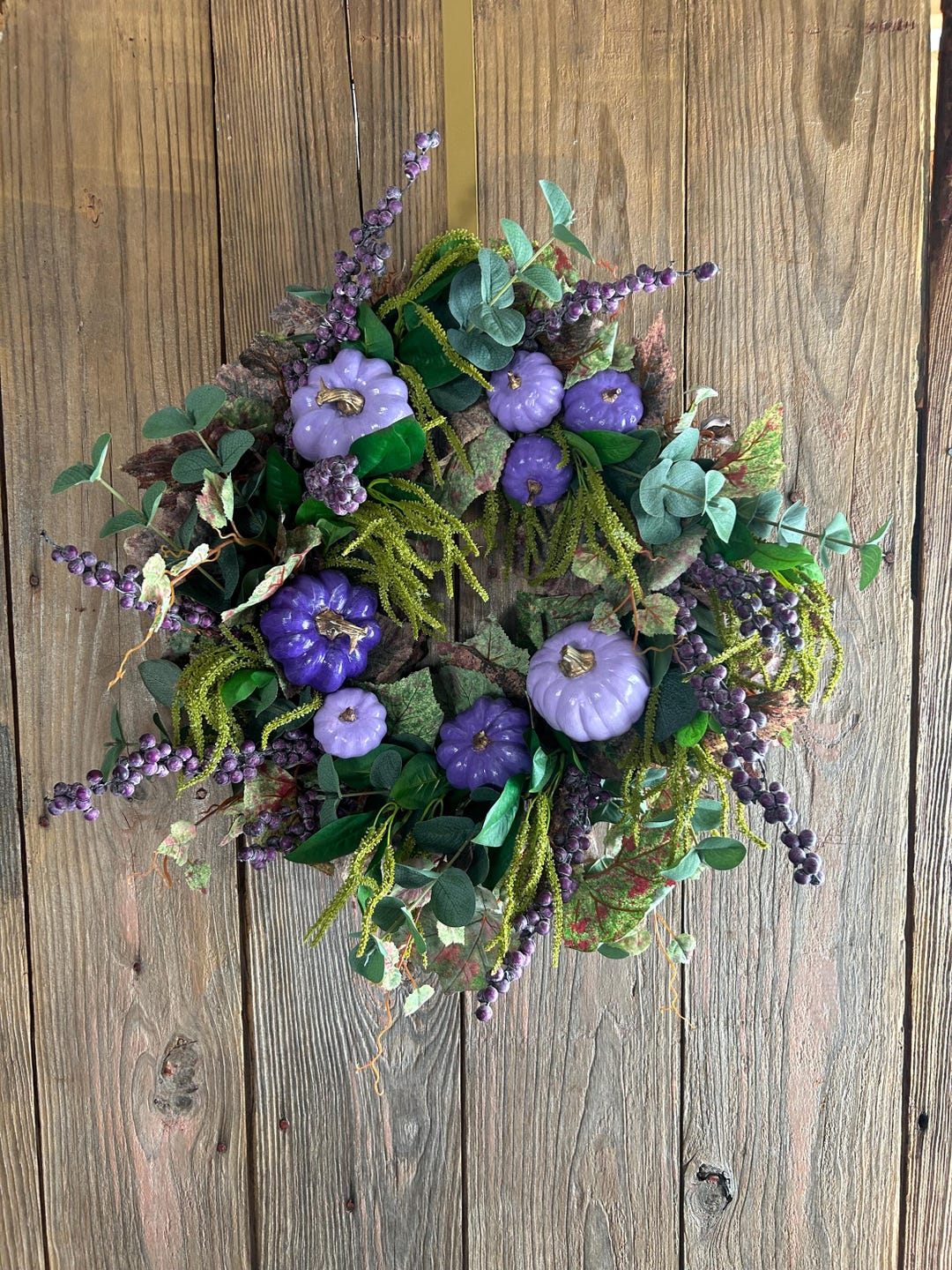 Enchanting Halloween Creepy Crawley Pumpkin Wreath for Front Door ...