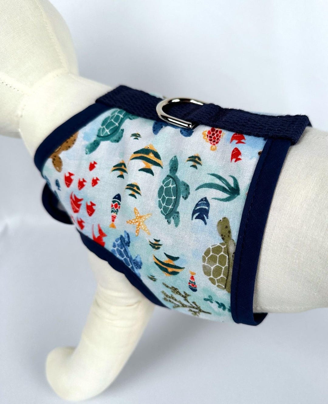 Sea Ocean Beach Turtle Fish Dog Harness Vest - Etsy