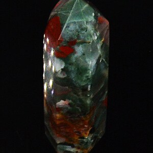 X-SM 6-sided Obelisk-like Bloodstone Crystal Point/tower – Carved Stone ...