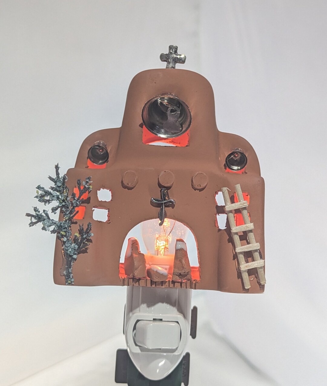 San Miguel Church Ornament Nativity – With Light Bulb and Night Light ...