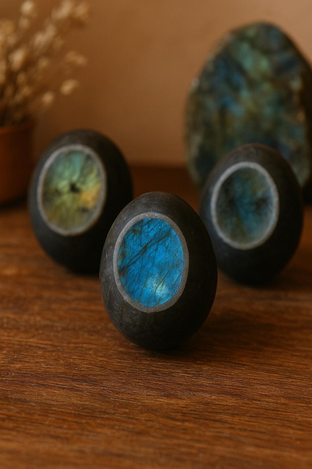 Labradorite Ema Egg: Polished Vision Stone, Seer Stone - Etsy