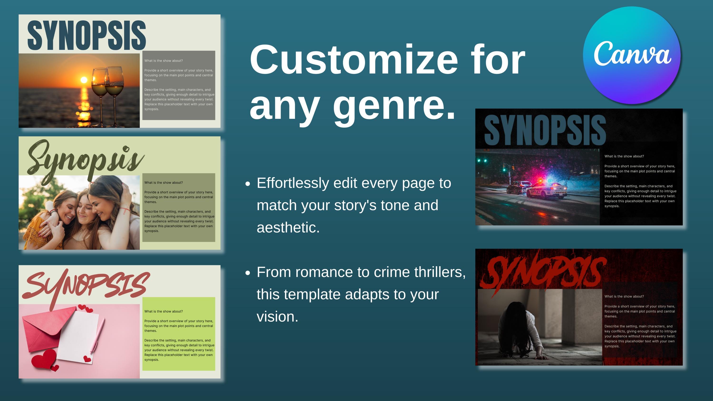 TV Show Pitch Template TV Series Pitch Deck TV Series Pitch Deck Canva ...