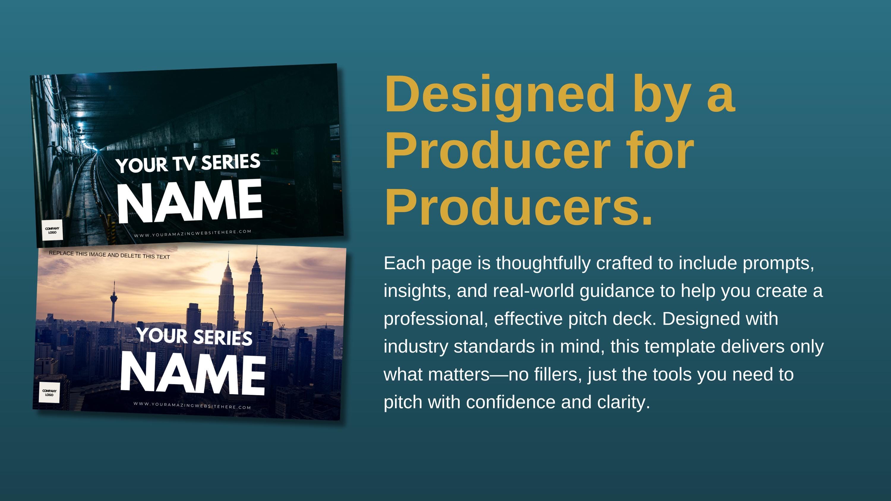 TV Show Pitch Template TV Series Pitch Deck TV Series Pitch Deck Canva ...