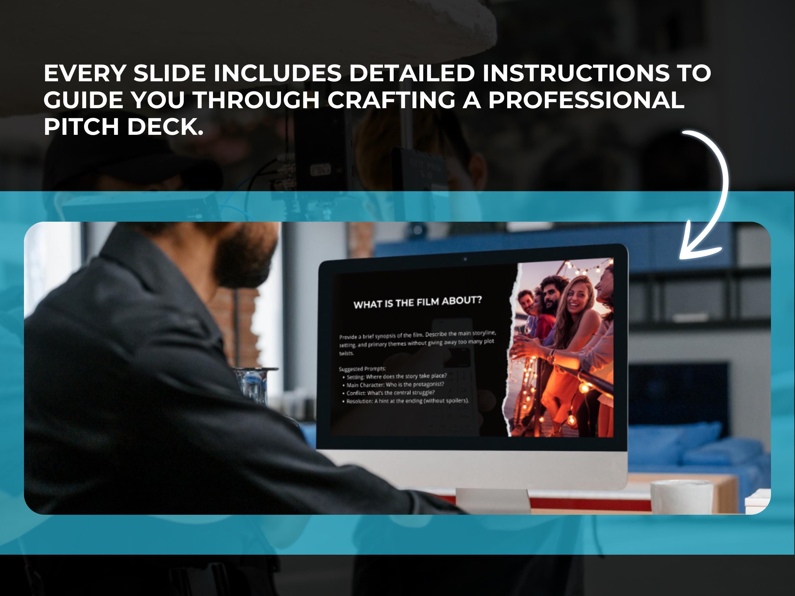 Canva Film Pitch Deck Template: Customizable Movie Presentation ...