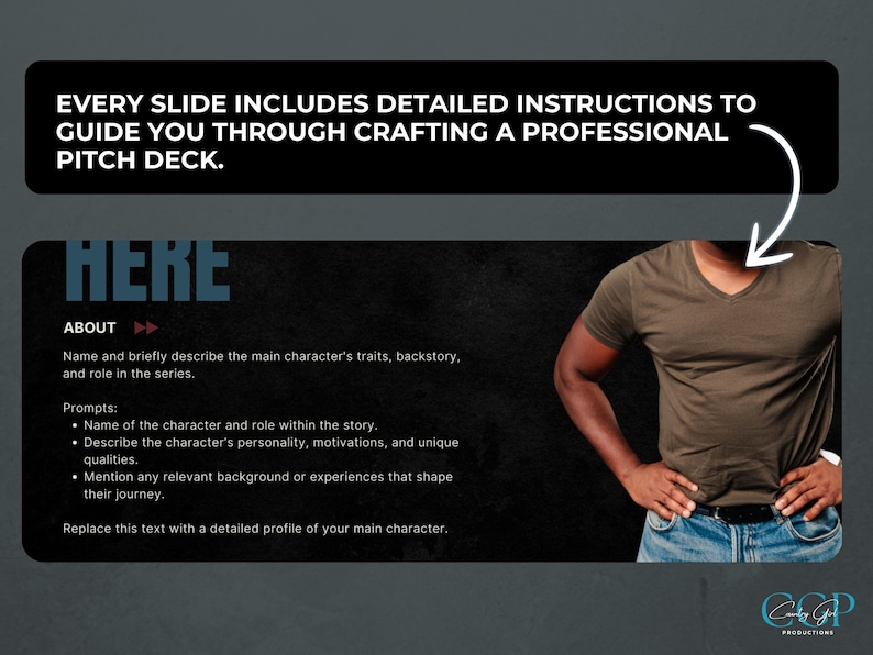 TV Show Pitch Deck Canva Template Customizable Television Series Pitch ...