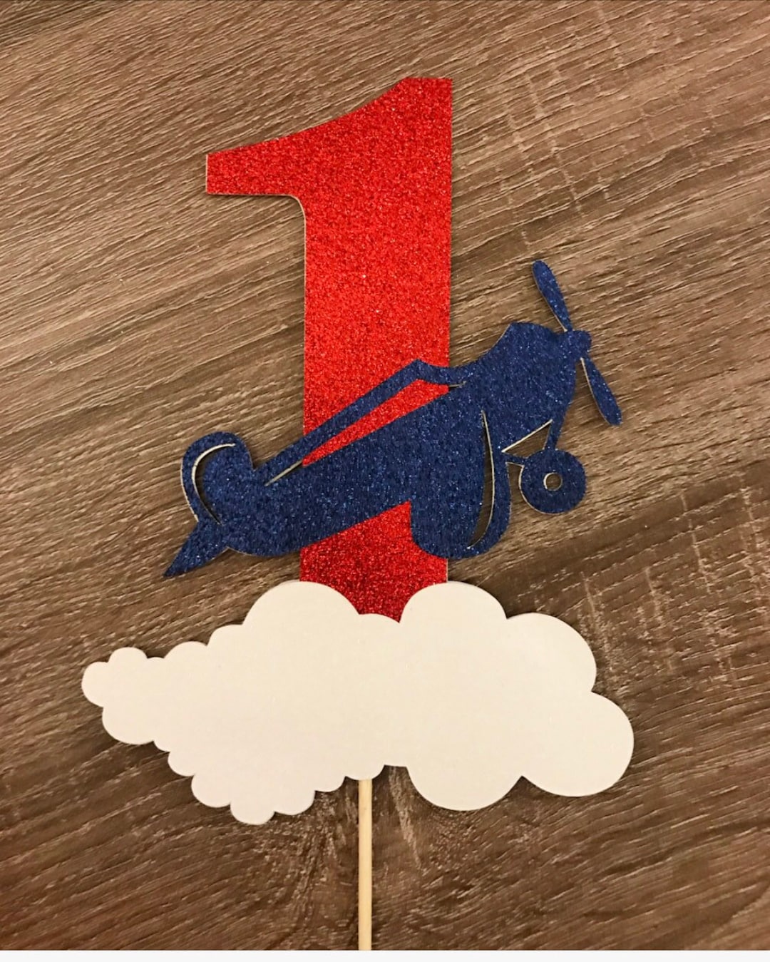 Airplane Cake Topper| Time Flies Cake Topper| Time Flies Party Decor ...