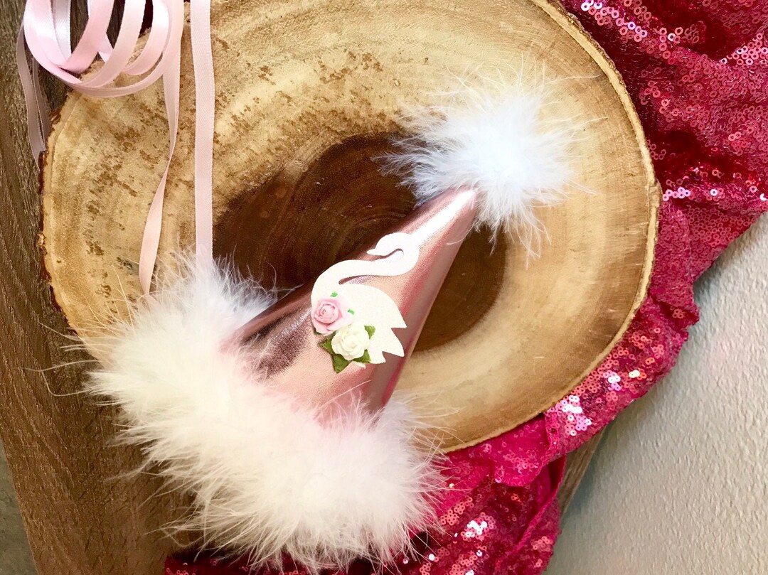 Swan Birthday Hat Swan First Birthday Swan Princess Party - Etsy