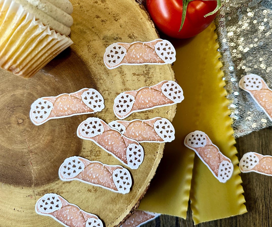 30 Pieces Cannoli Confetti| Cannoli First Birthday Decor| Italian Party ...