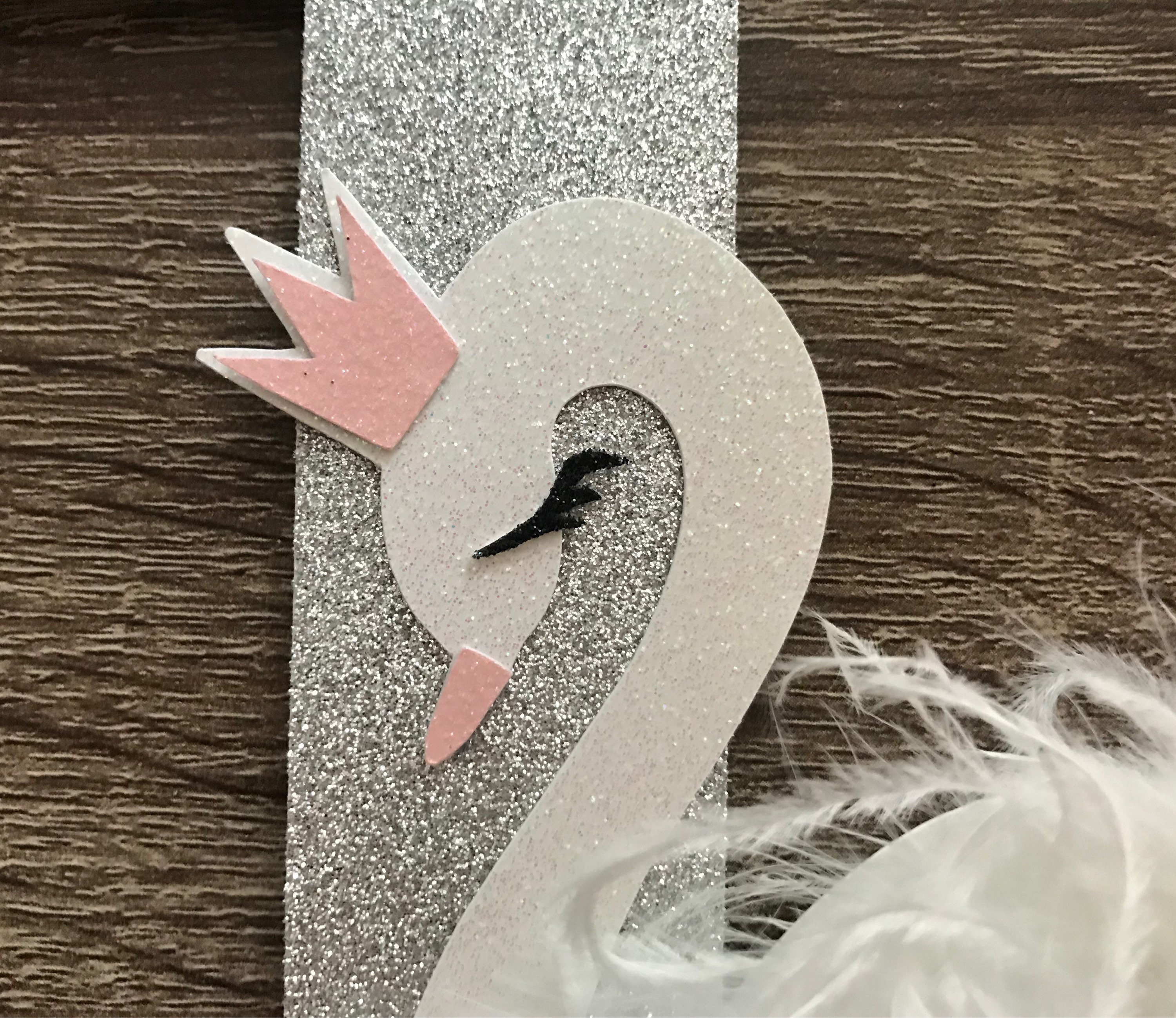 Swan Cake Topper Swan Birthday Swan Party Decor Swan Party - Etsy