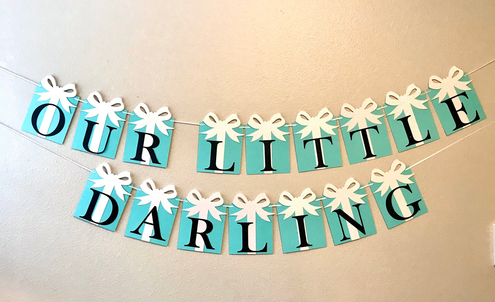 First Birthday Banner One Banner Audrey Hepburn Baby and Co. Bride and ...