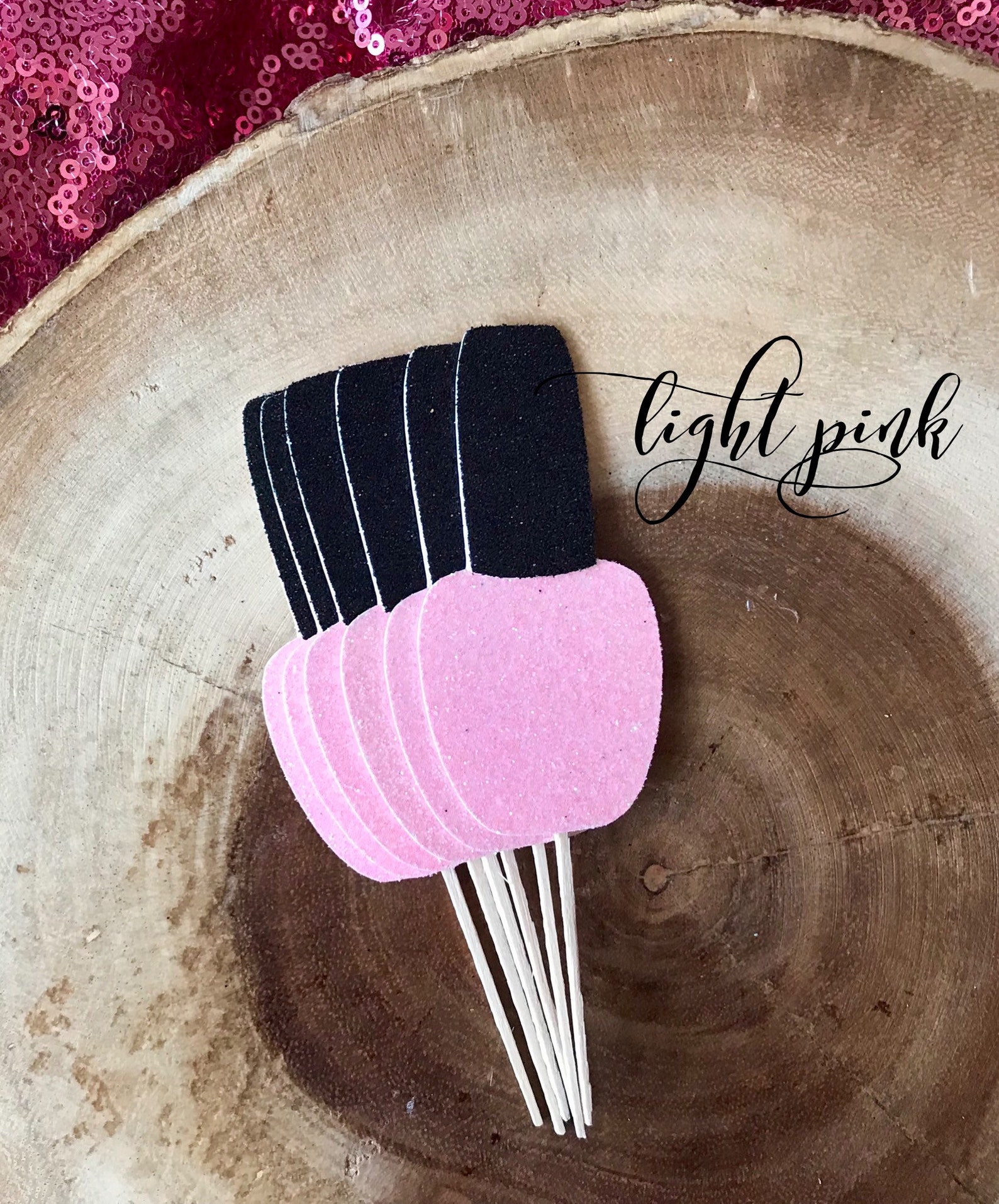 Nail Polish Cupcake Toppers Spa Cupcake Toppers Spa Party - Etsy