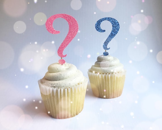 Question Mark Cupcake Toppers
