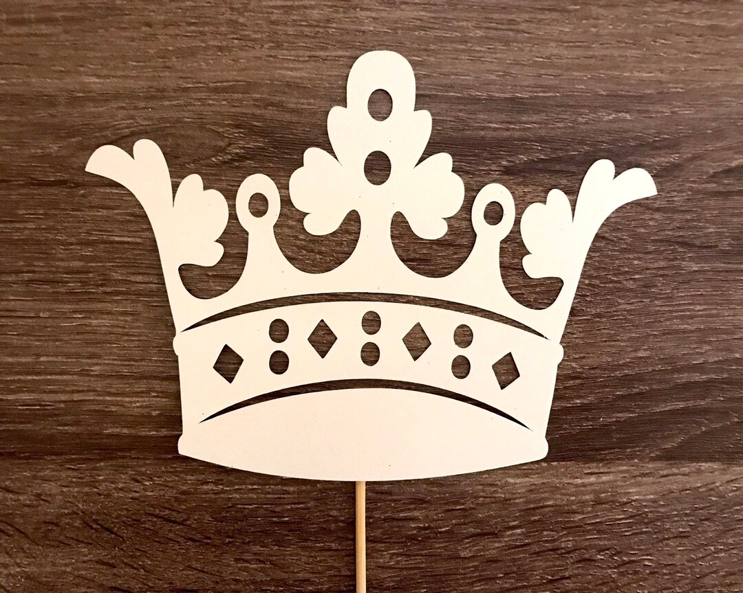 Crown Cake Topper Crown Centerpieces Royal Birthday - Etsy