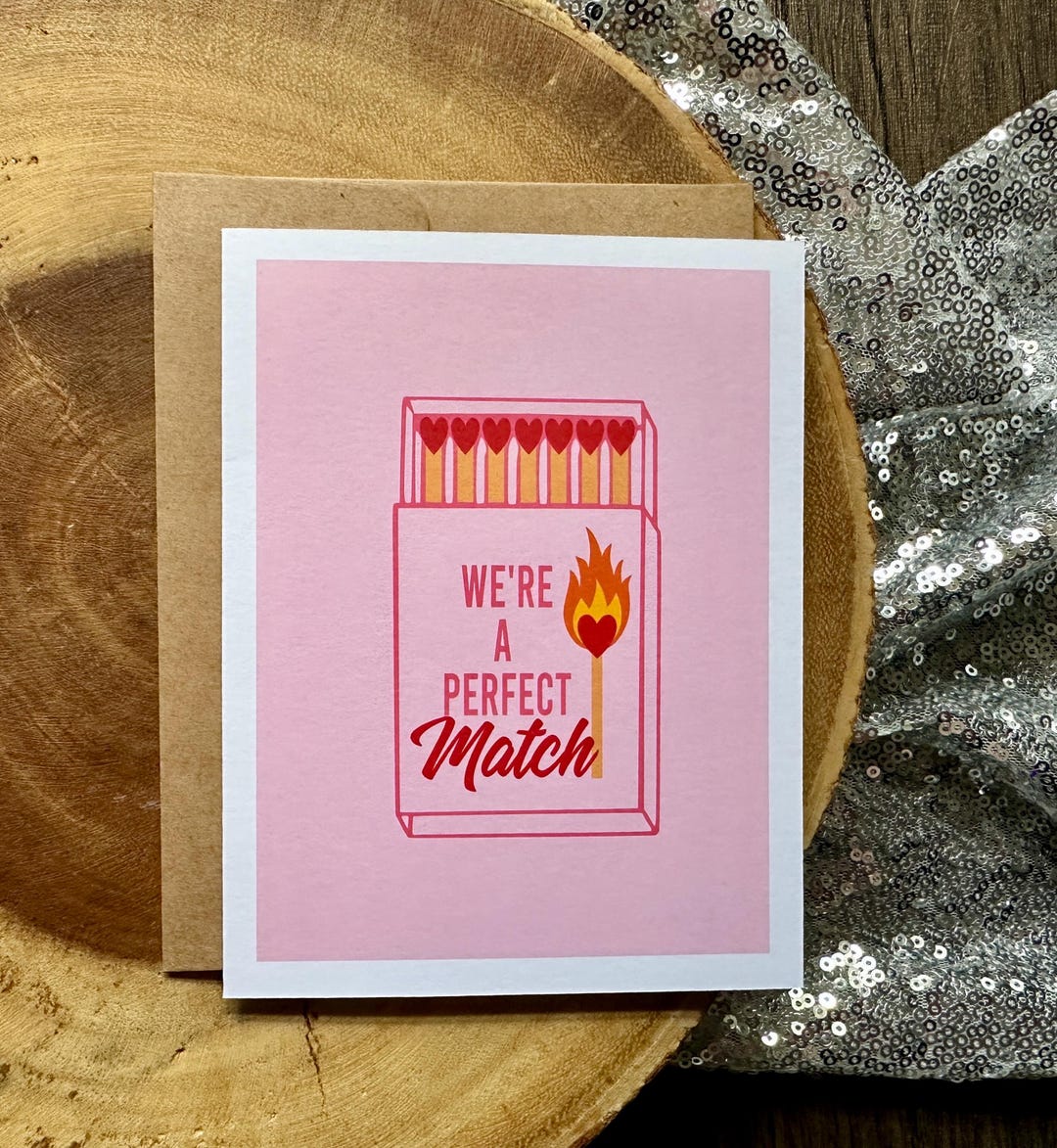We're A Perfect Match Card| She Found Her Perfect Match| Perfect Match ...