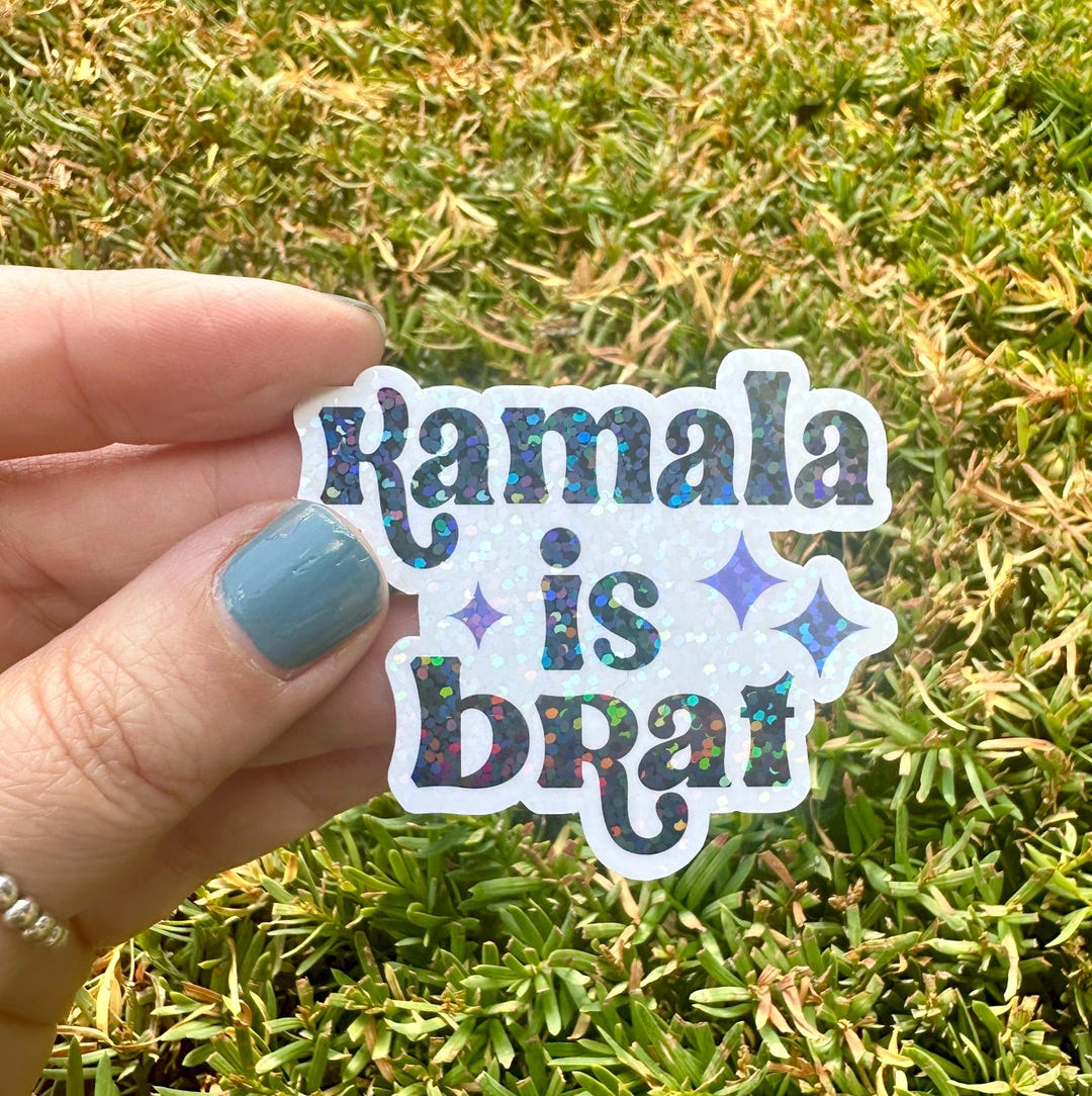 Kamala is Brat Sticker (qty. 1)| Kamala Harris Stickers| Madam ...