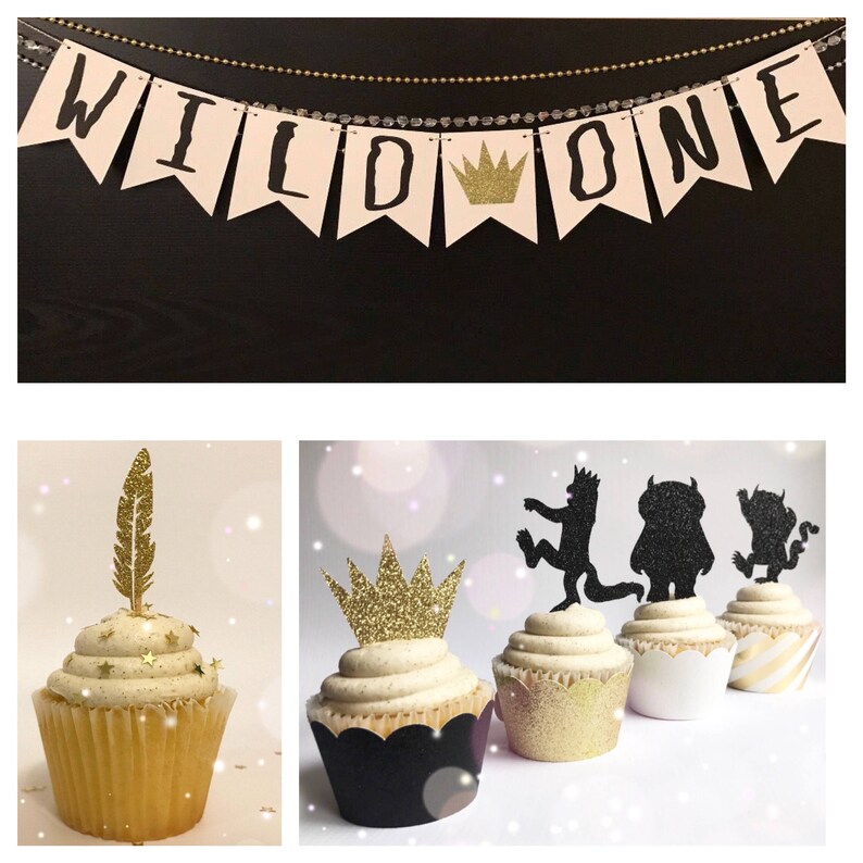 Where the Wild Things Are Cake Topper One Cake Topper Wild | Etsy