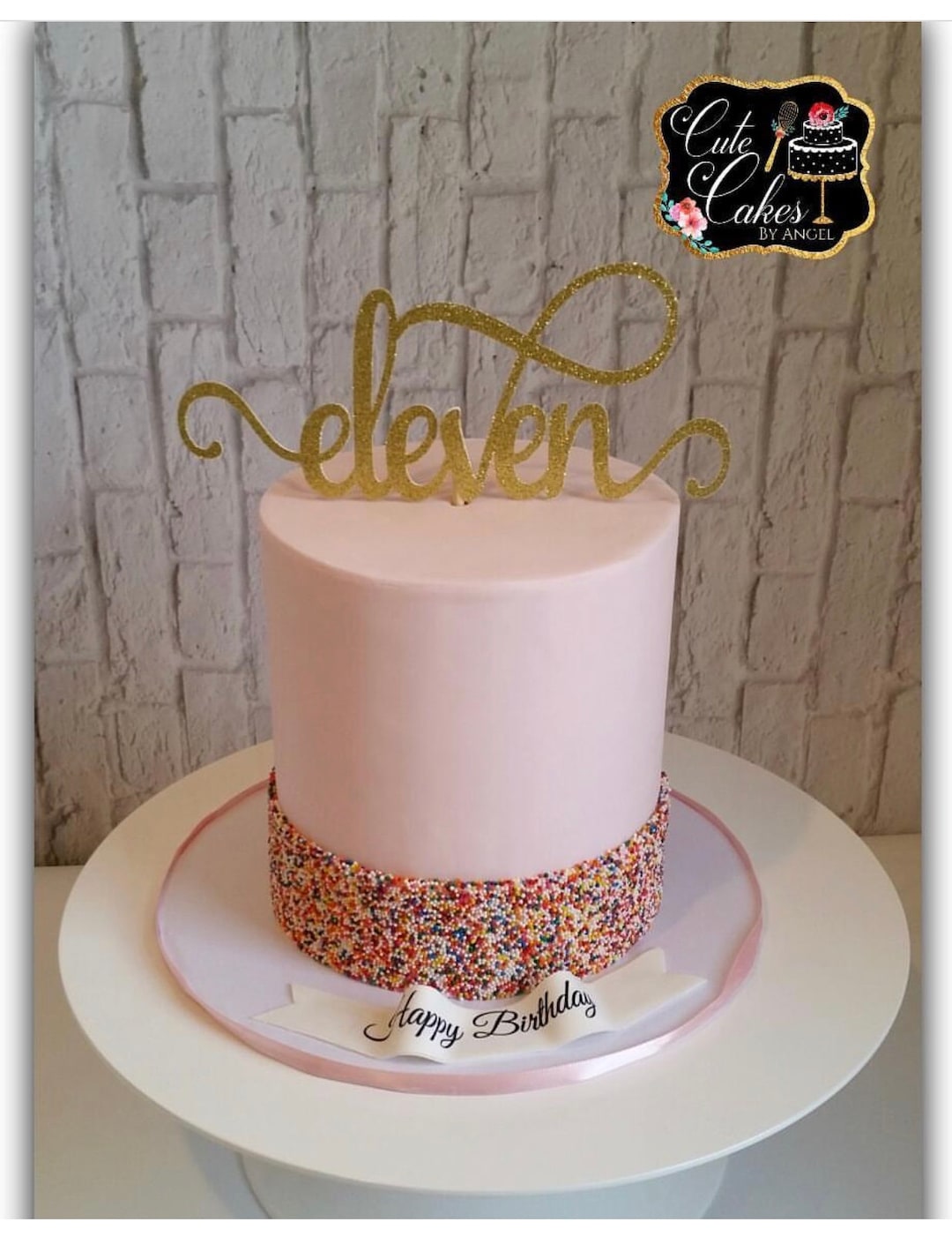 Age Cake Topper| Number Cake Topper| Eleven Cake Topper| 11 Cake Topper ...